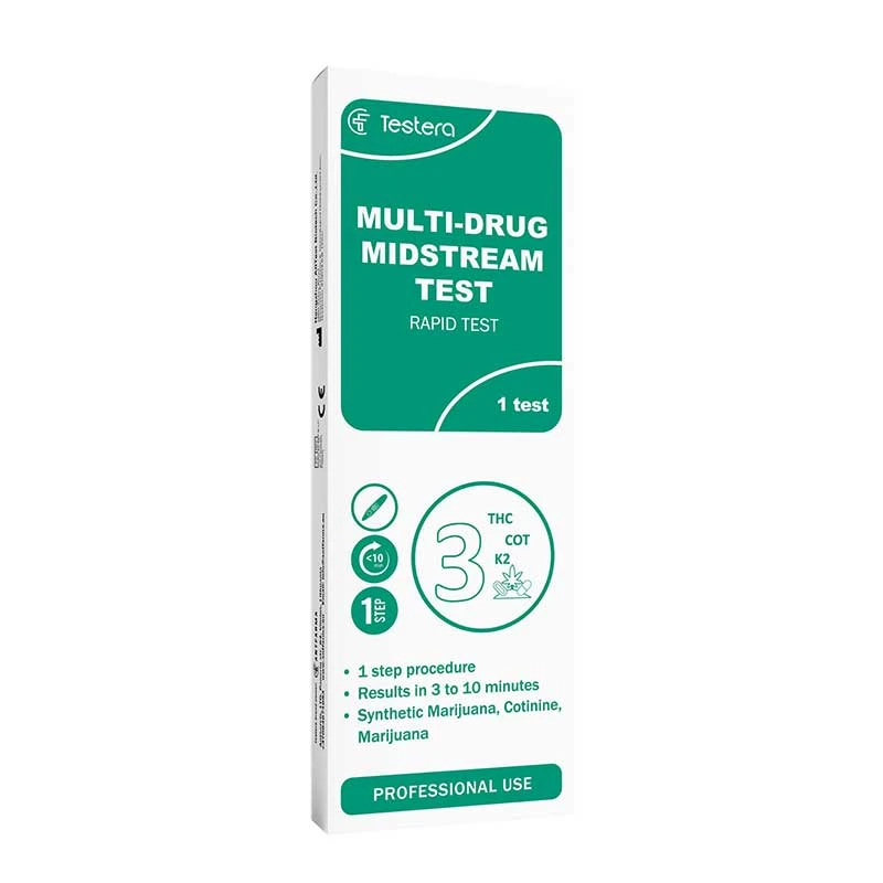 Multi-Drug Oral Fluid Test 3-in-1